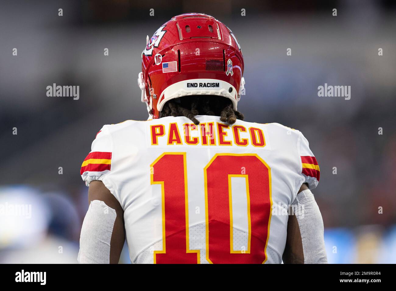 Kansas City Chiefs running back Isiah Pacheco (10) wears Salute to ...
