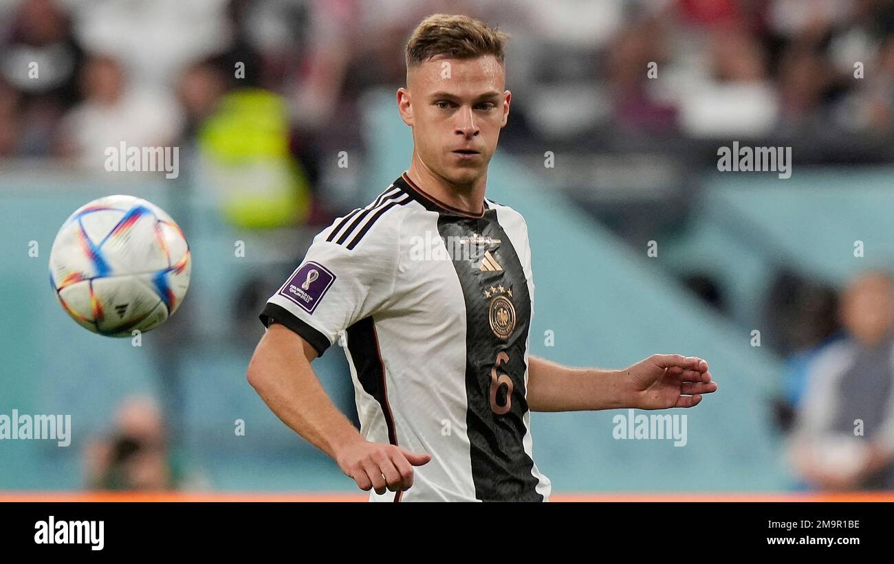 Germany's Joshua Kimmich controls the ball during the World Cup group E ...