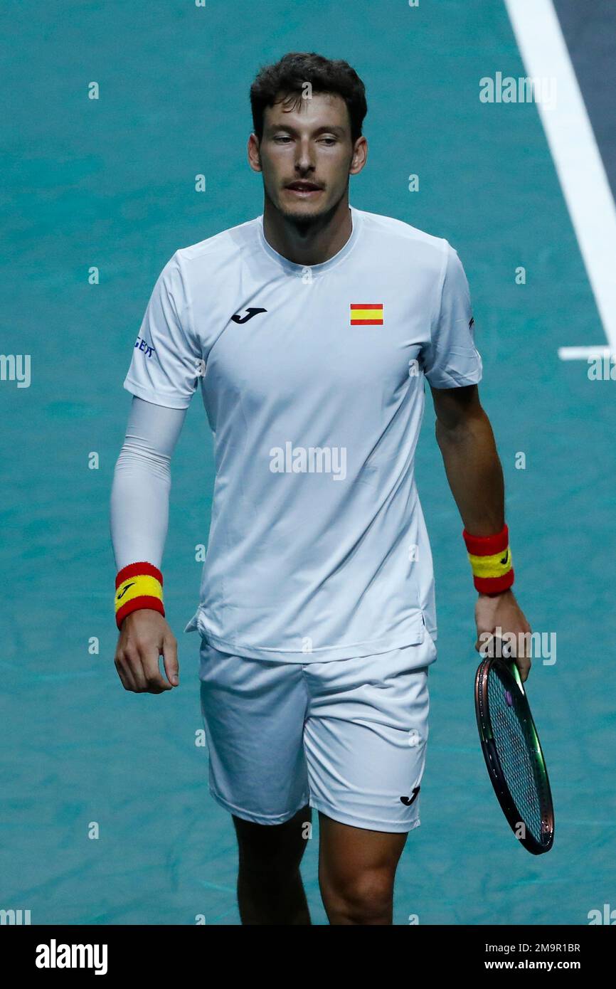 Spain's Pablo Carreno leaves the court after losing to Croatia's Marin ...