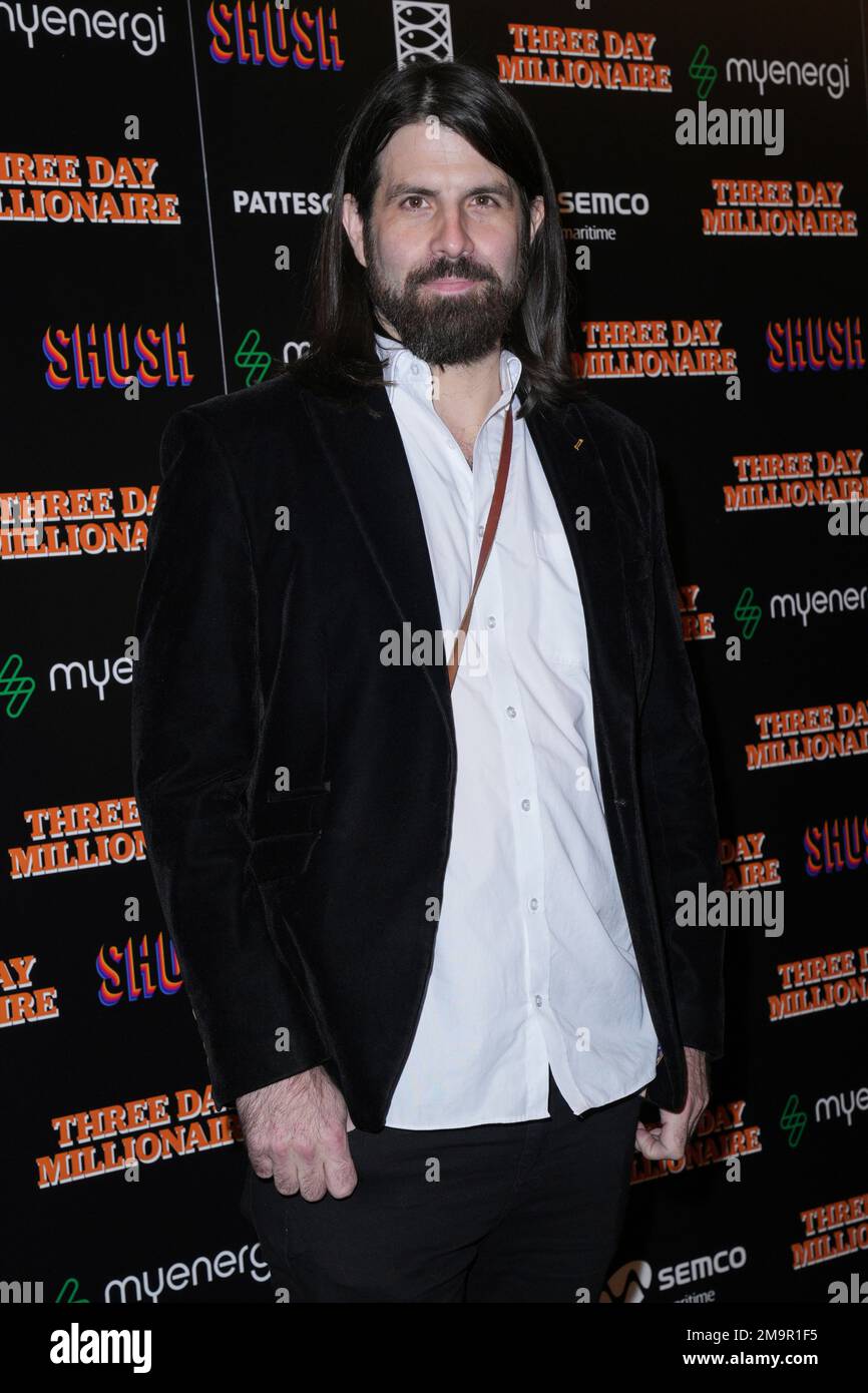 Andrew Rodger poses for photographers upon arrival at the premiere of ...