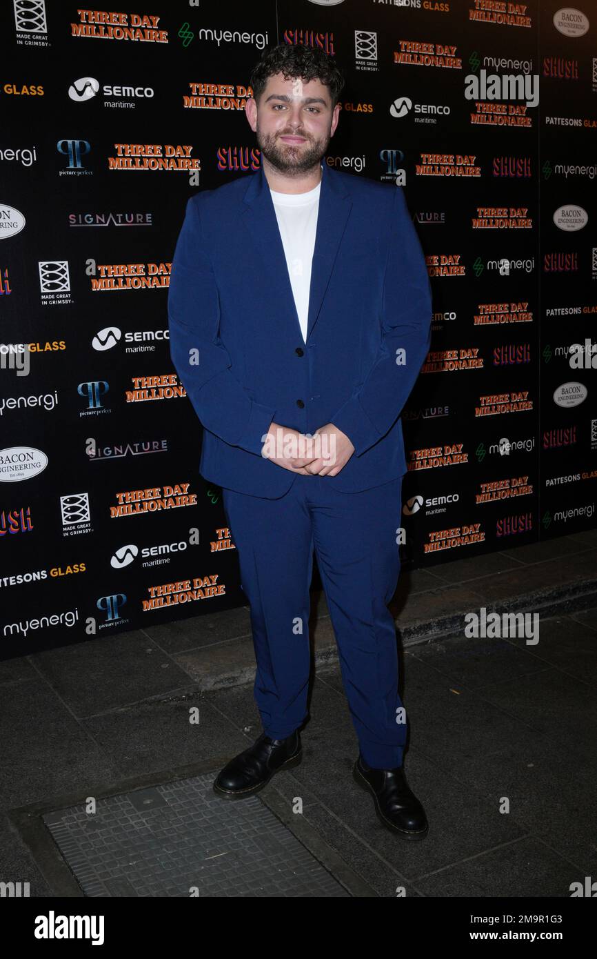 Sam Glen poses for photographers upon arrival at the premiere of the ...