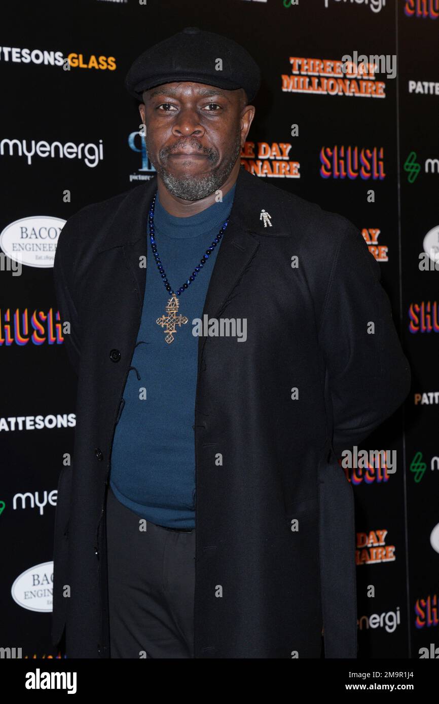 Robbie Gee poses for photographers upon arrival at the premiere of the ...