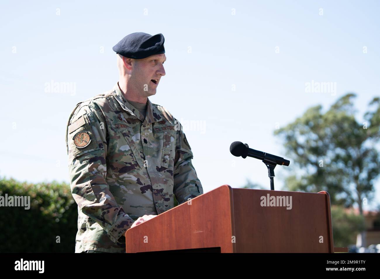 U.S. Air Force Lt. Col. Charles Tenney, 60th Security Forces Squadron ...