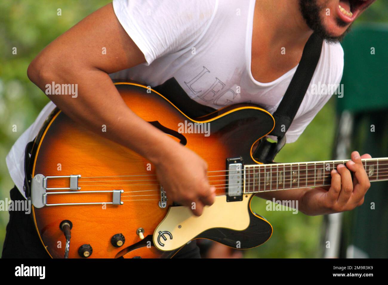 Liam Bailey in concert at Central Park Summerstage in New York Stock ...
