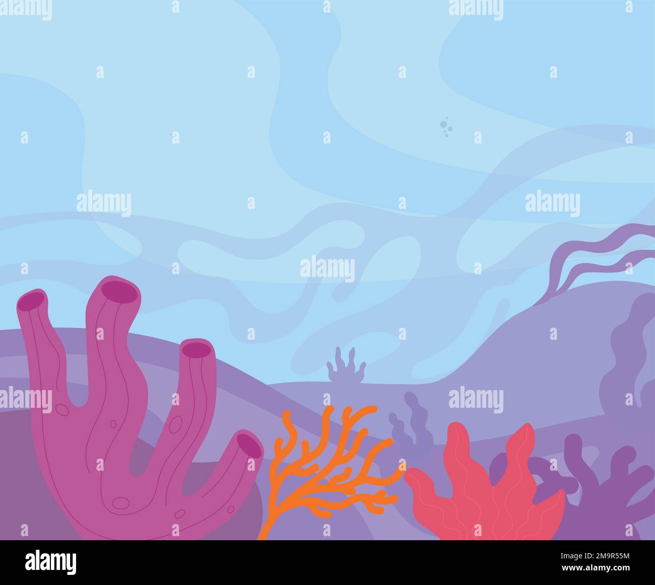 Deep ocean scene Cut Out Stock Images & Pictures - Alamy