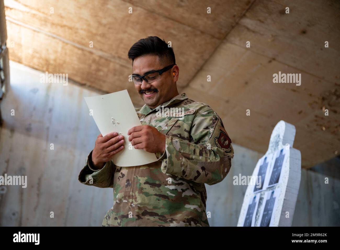 Master Sgt. Jorge Salgado, a flight chief assigned to the 39th Security ...