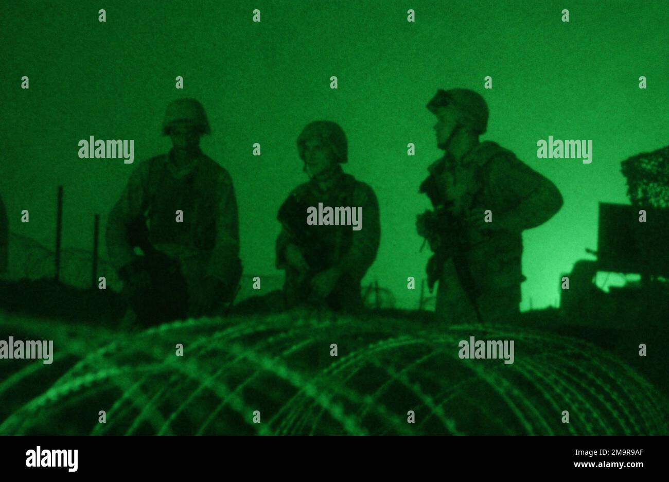 US Air Force (USAF) personnel with the 506th Expeditionary Security ...