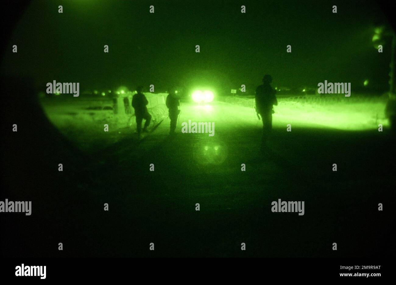 US Air Force (USAF) personnel from the 506th Expeditionary Security ...