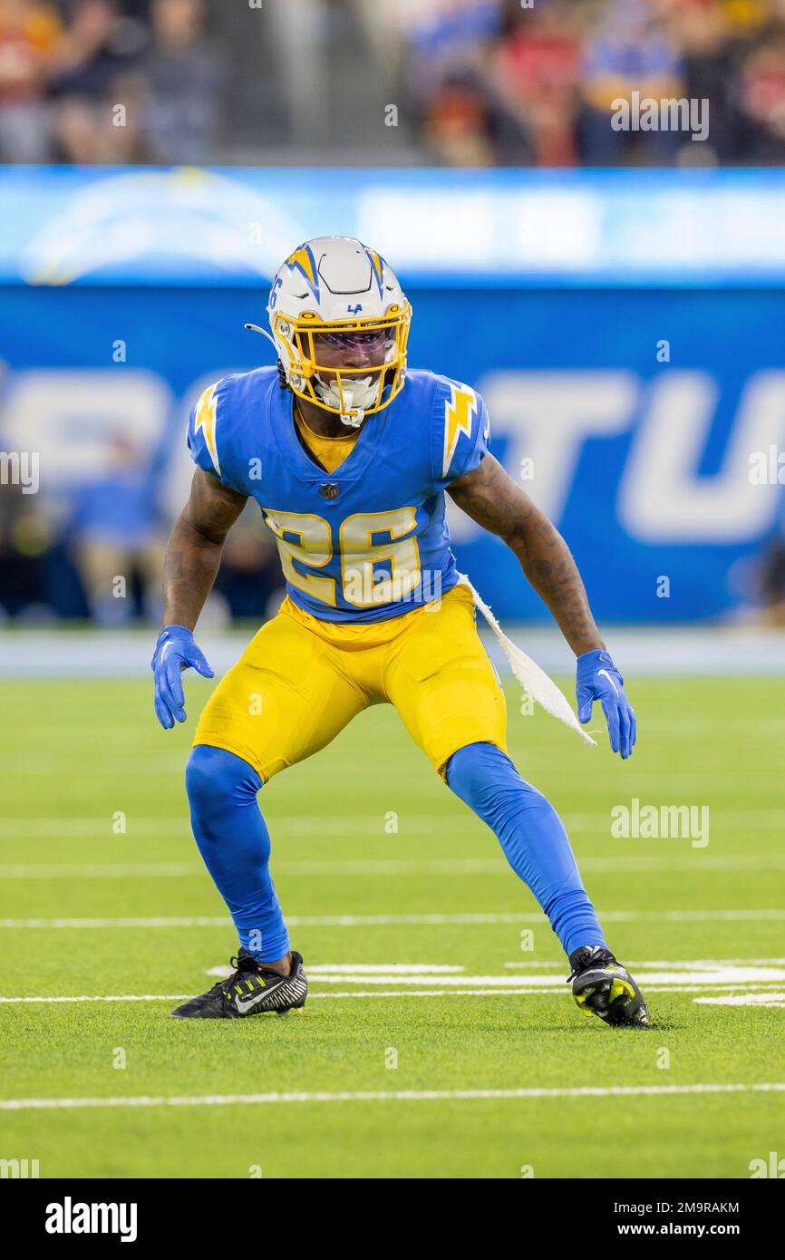 Los Angeles Chargers cornerback Asante Samuel, Jr. (26) against the ...