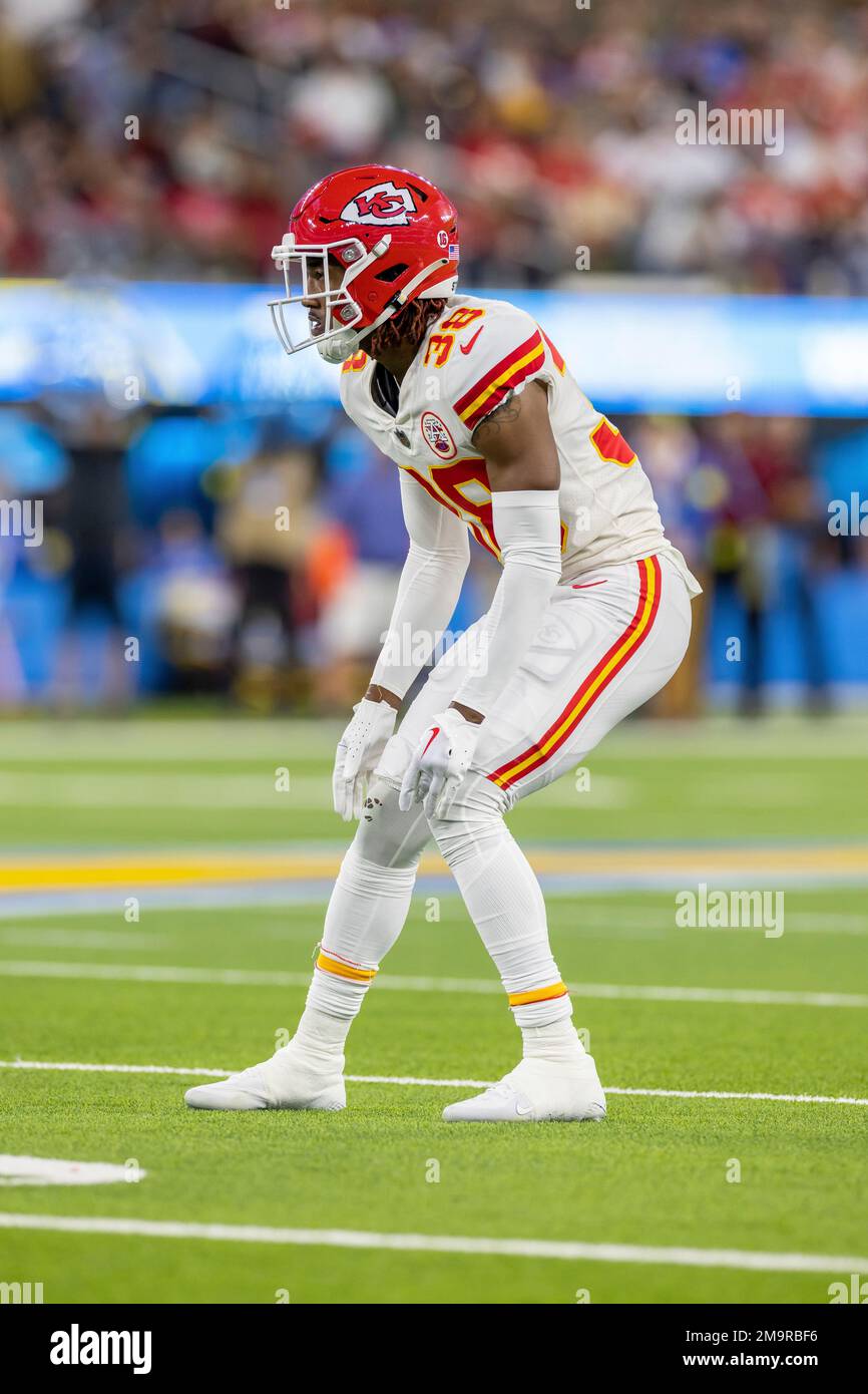 Kansas City Chiefs cornerback L'Jarius Sneed against the Los Angeles ...