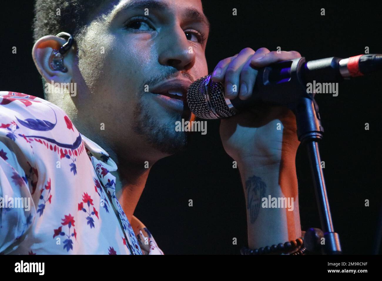 NoMBe in concert at the Grammery Theatre in New York Stock Photo - Alamy