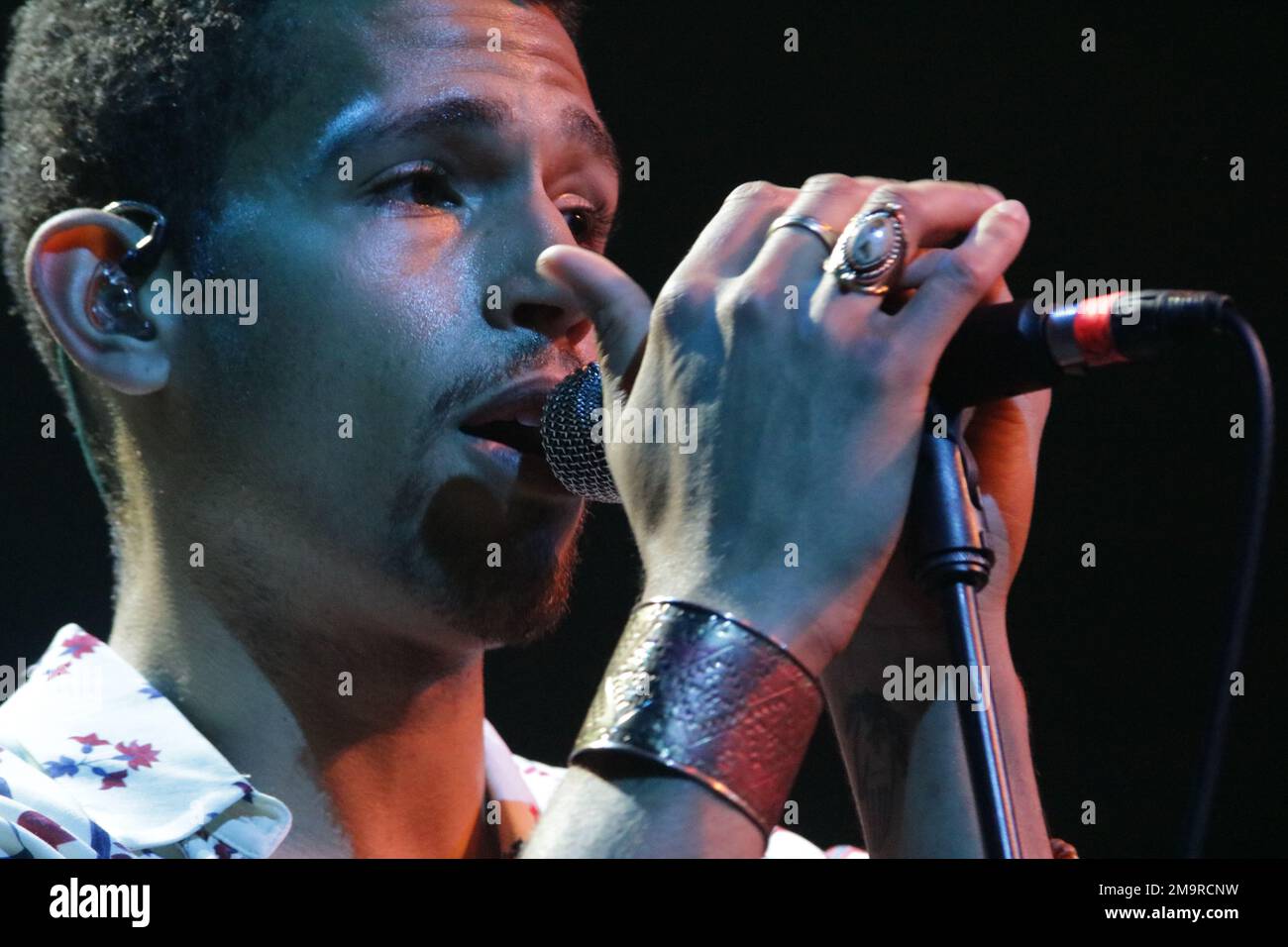 NoMBe in concert at the Grammery Theatre in New York Stock Photo - Alamy