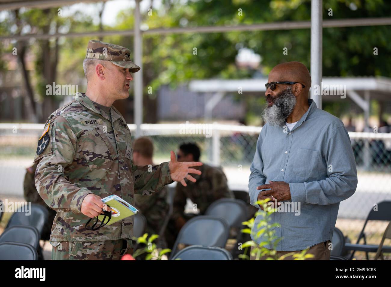 Kentucky National Guard Col. Timothy Starke, brigade commander of the ...
