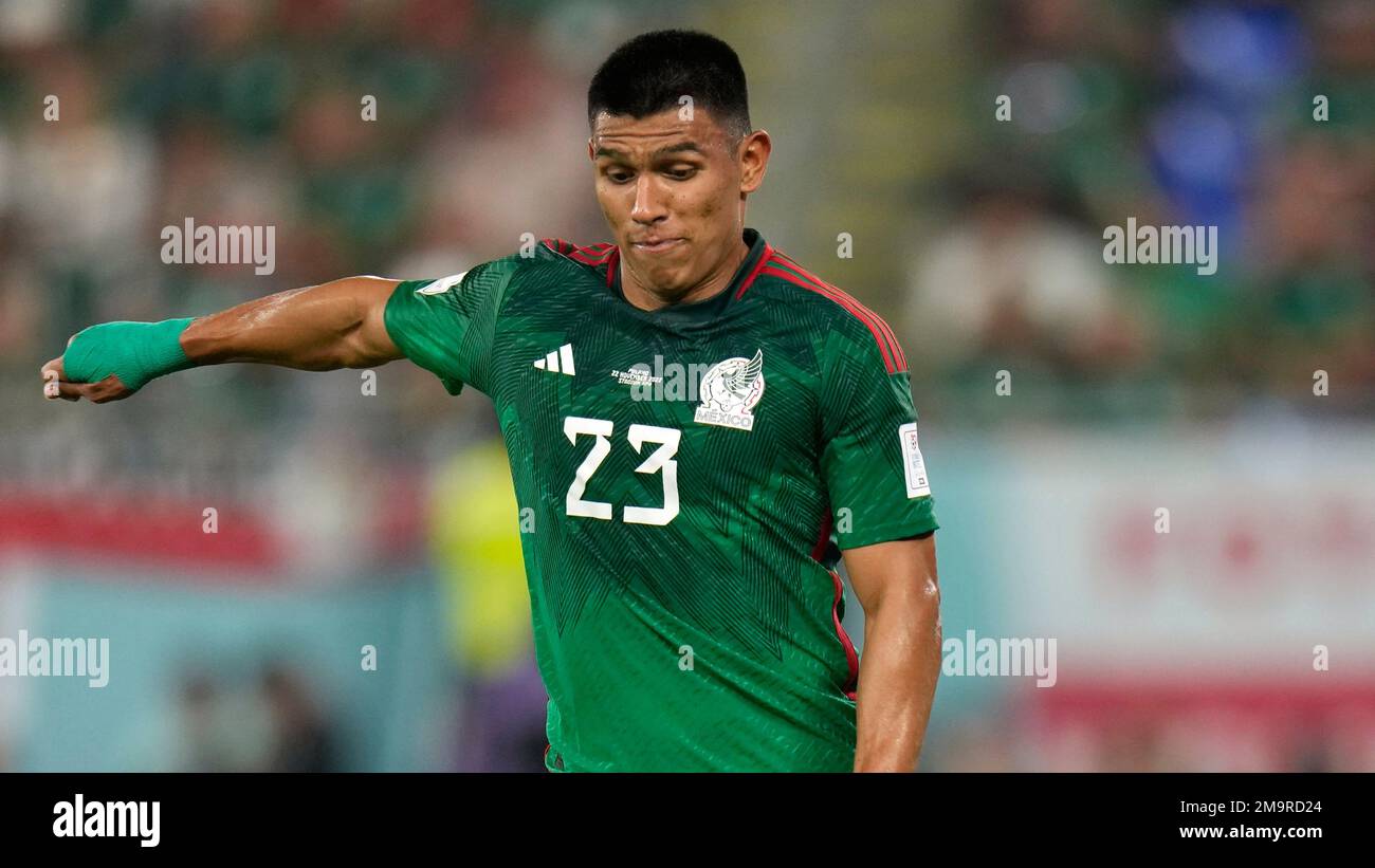 Mexico's Jesus Gallardo in action during the World Cup group C soccer ...