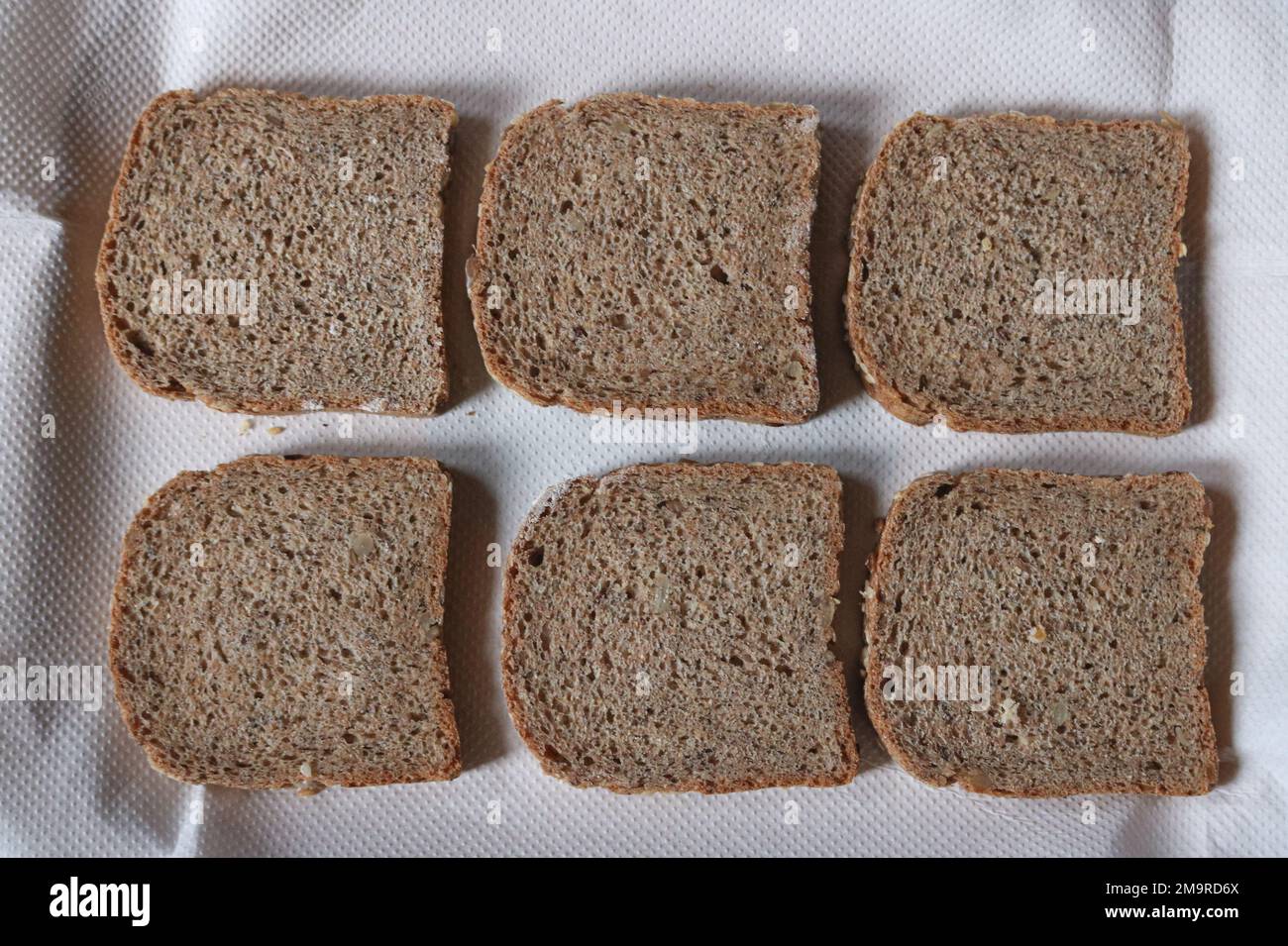 Pieces of bread Stock Photo - Alamy