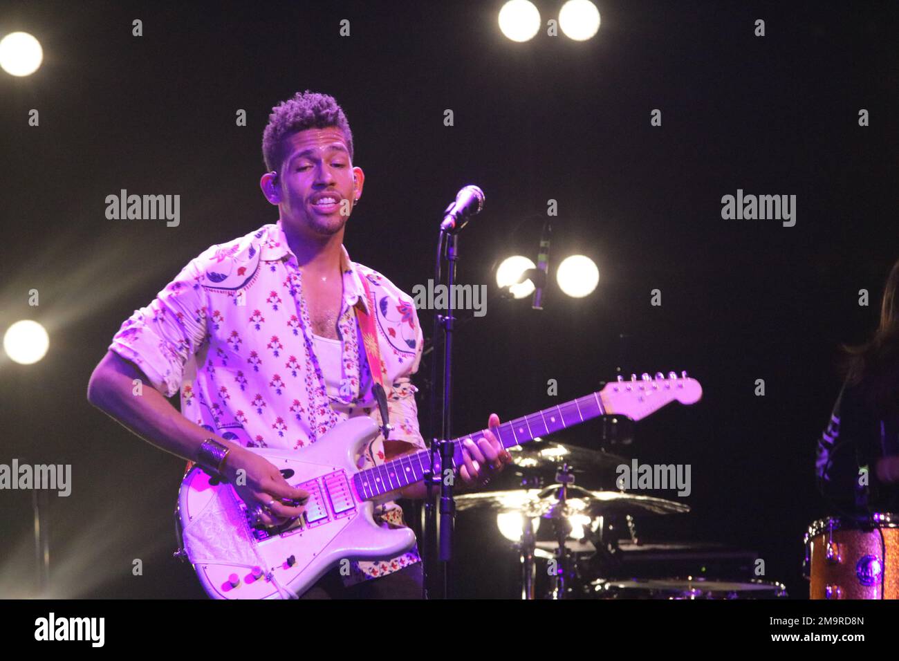 NoMBe in concert at the Grammery Theatre in New York Stock Photo - Alamy