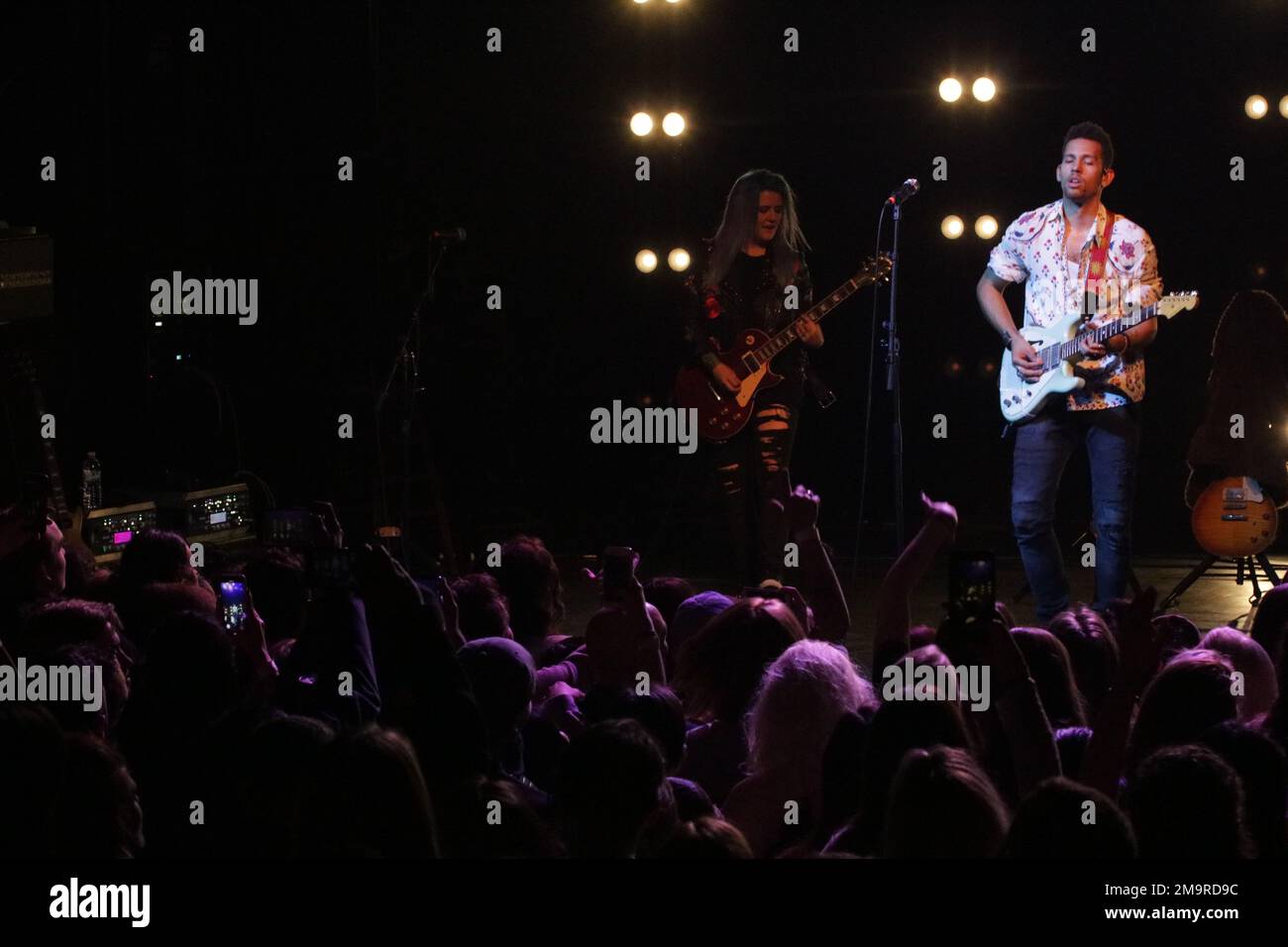 NoMBe in concert at the Grammery Theatre in New York Stock Photo - Alamy