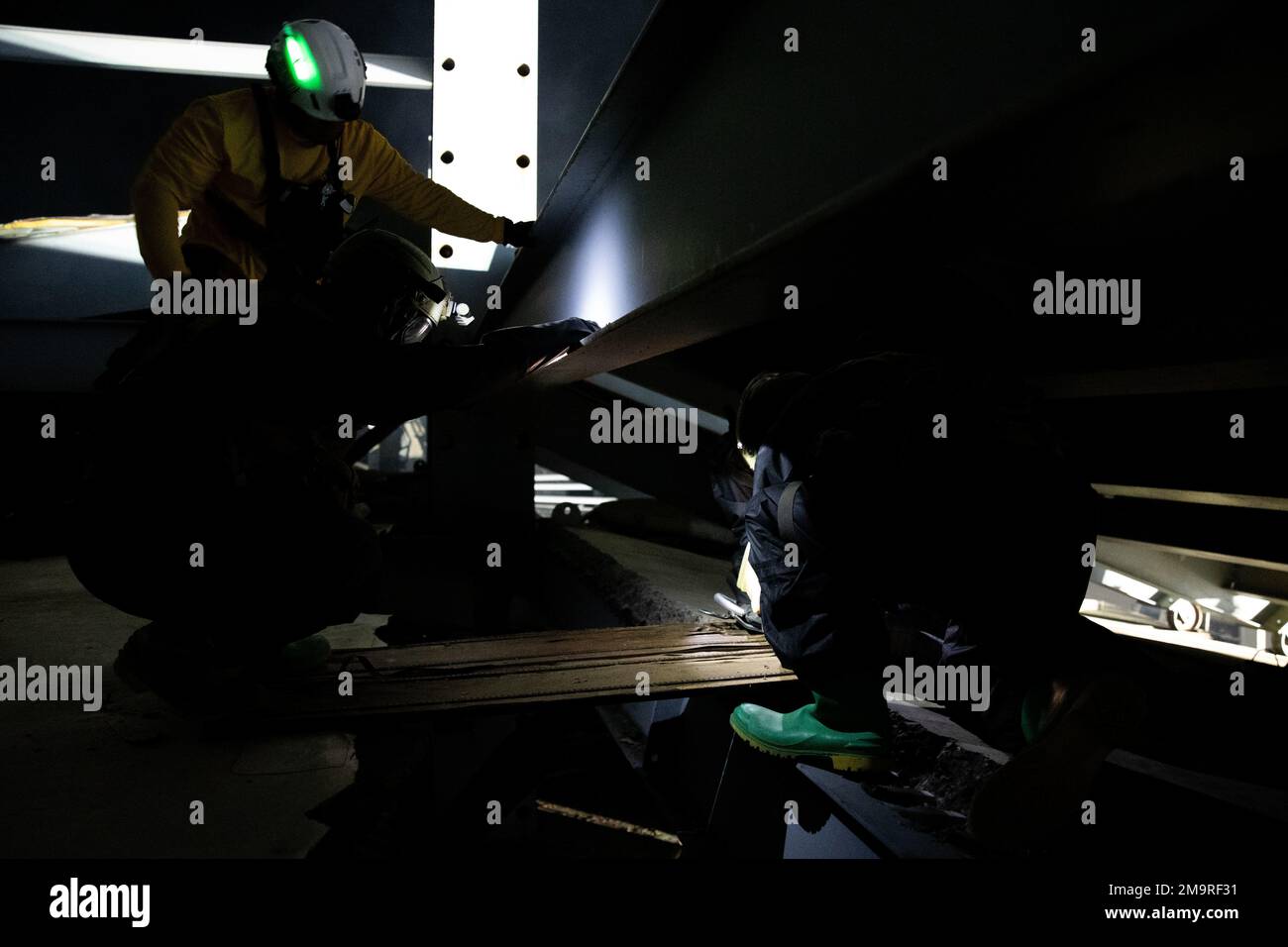 U.S. Marines with Alpha Company, Chemical Biological Incident Response ...