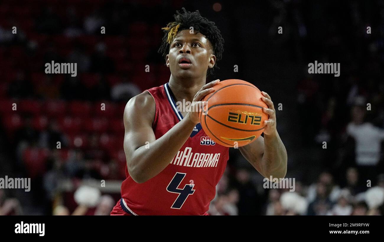 South Alabama guard Isaiah Moore (4) during an NCAA college basketball ...