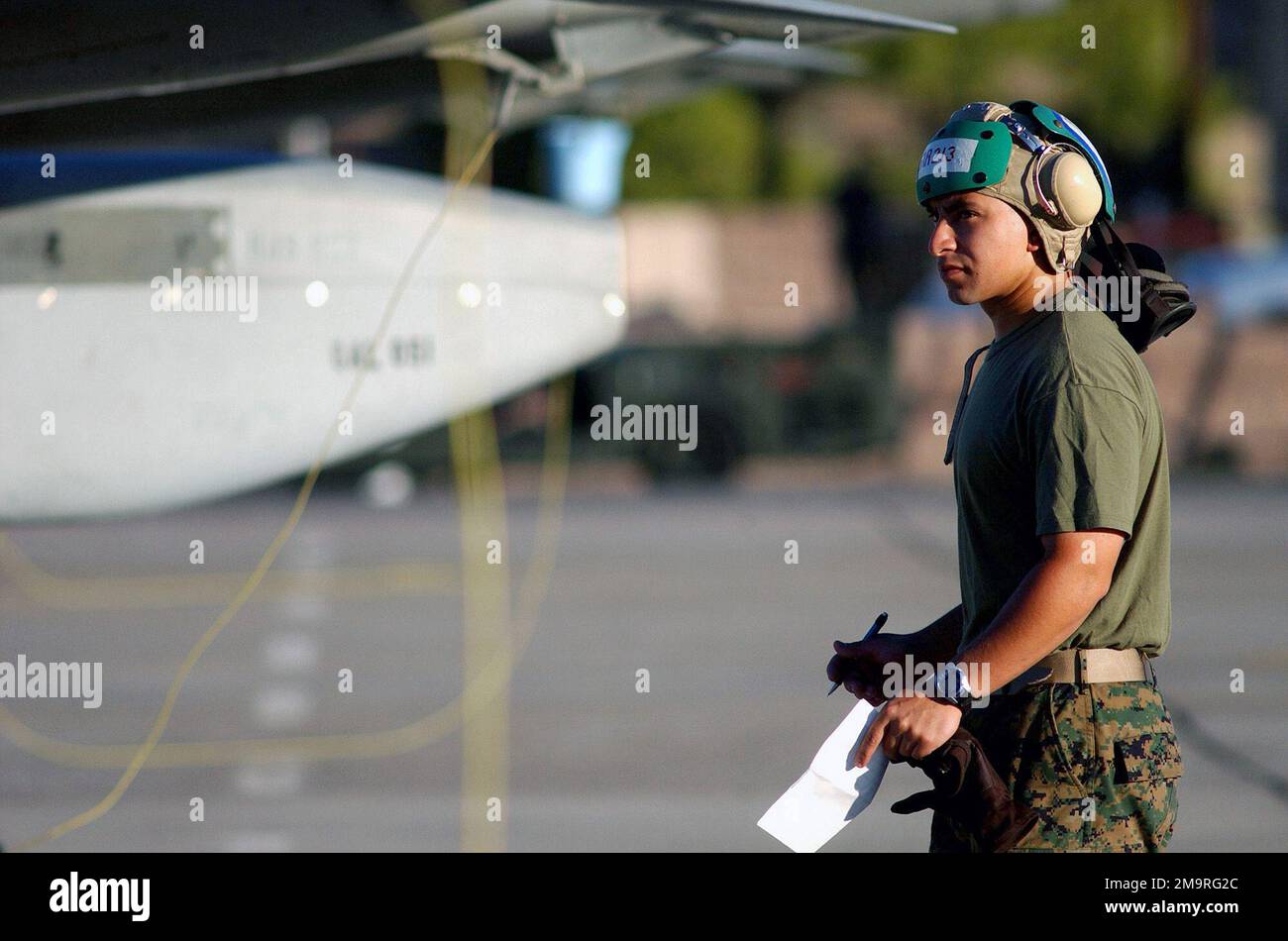 US Marine Corps (USMC) STAFF Sergeant (SSGT) Marco Morales, Electronic ...