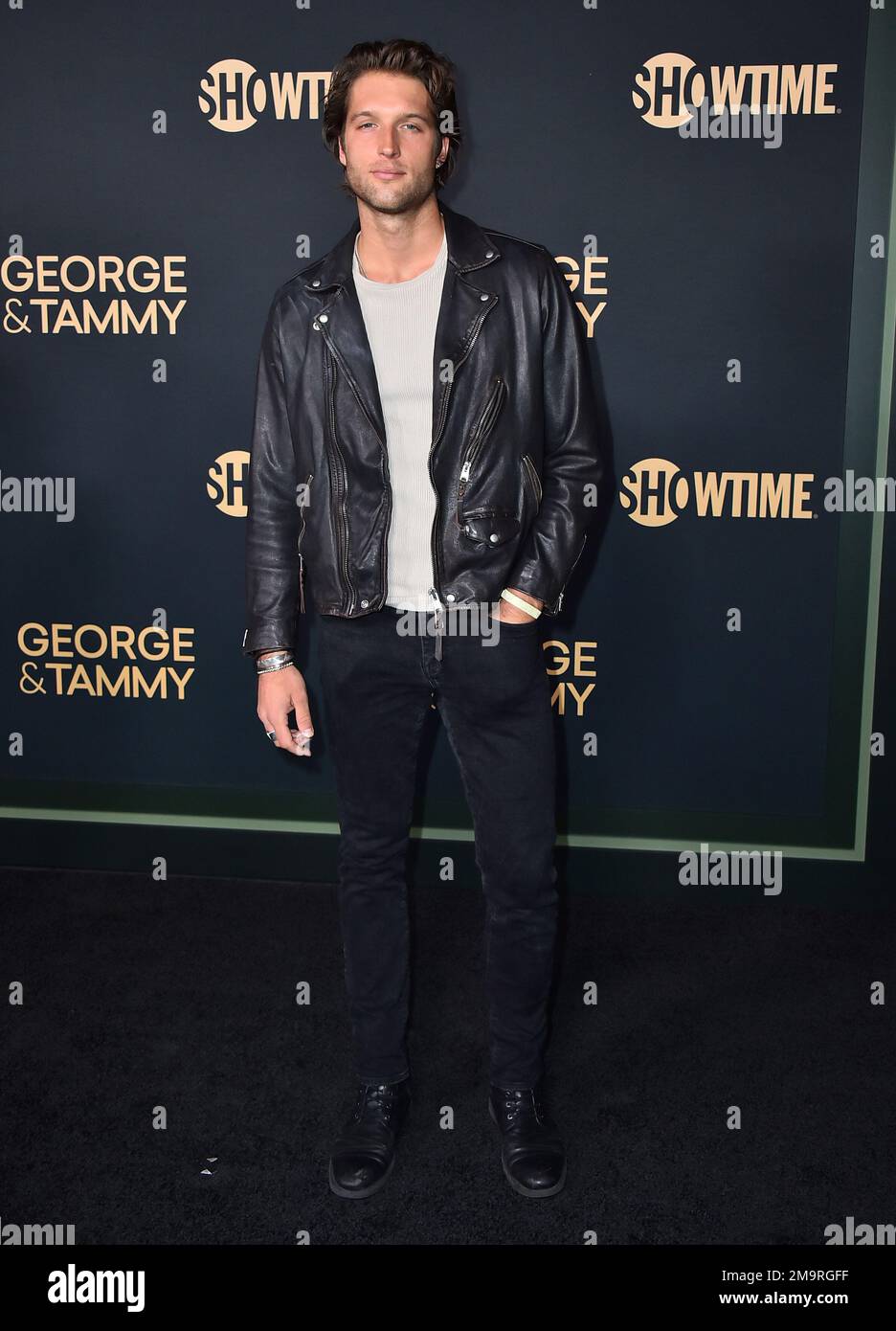 Zak Steiner arrives at the Los Angeles premiere of "George & Tammy," Monday, Nov. 21, 2022 at ...