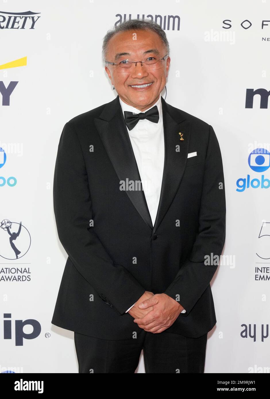 Nelson Sato, CEO of Sato Company, attends the 50th International Emmy ...