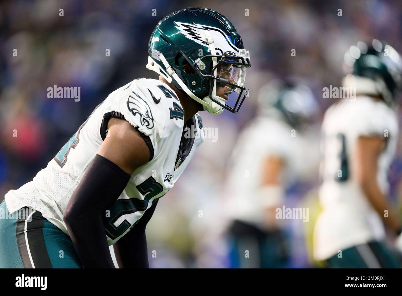 Philadelphia Eagles cornerback James Bradberry (24) lines up on defense ...