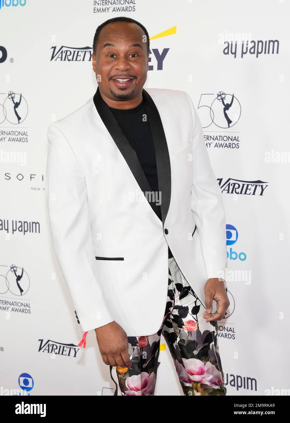 Roy Wood Jr. attends the 50th International Emmy Awards at the New York ...