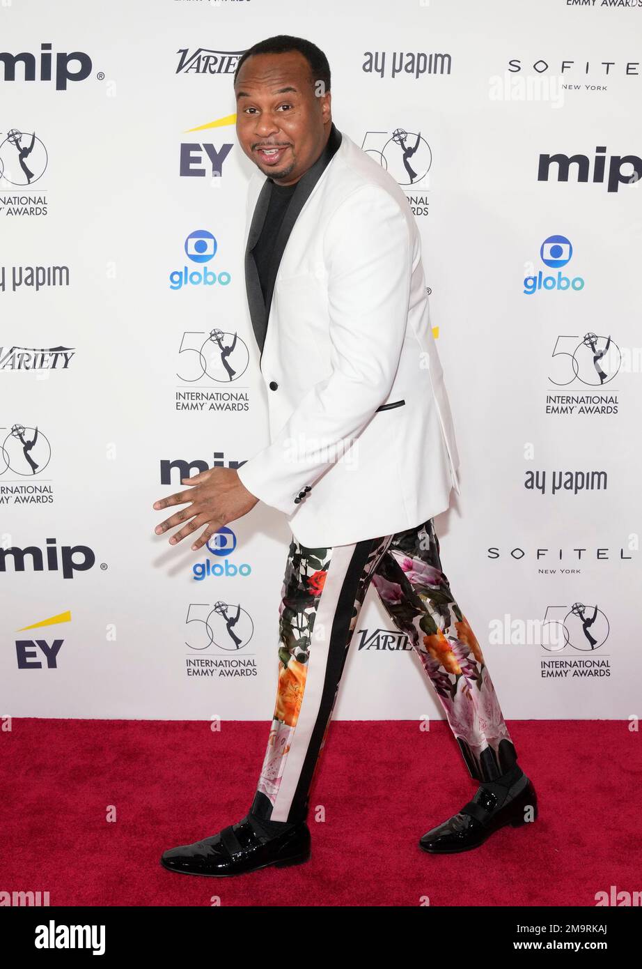 Roy Wood Jr. attends the 50th International Emmy Awards at the New York ...