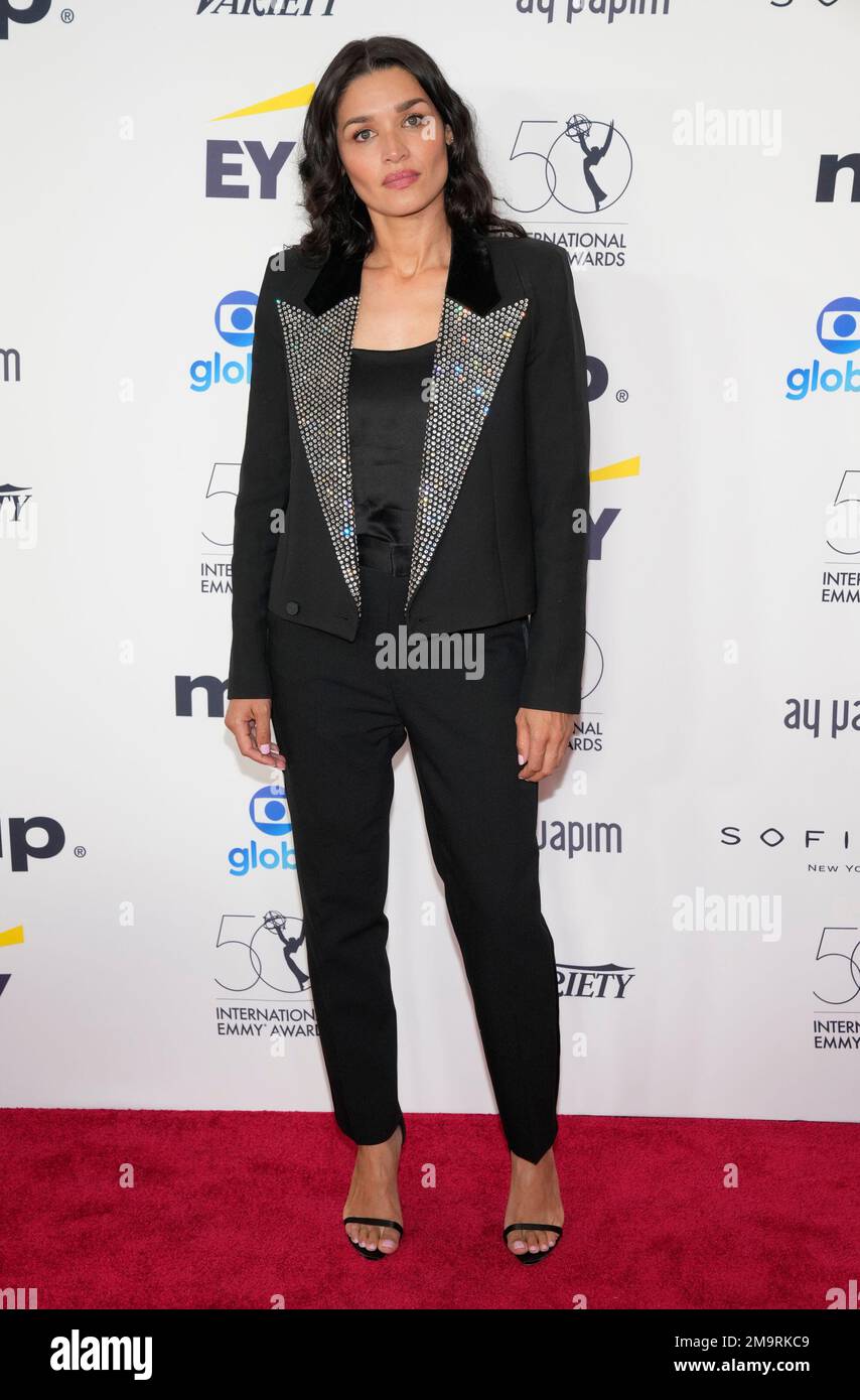 Kim Engelbrecht attends the 50th International Emmy Awards at the New ...