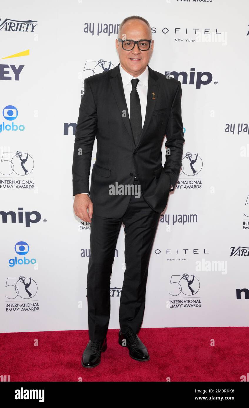 Amauri Soares, chair of the International Emmy Awards, attends the 50th ...
