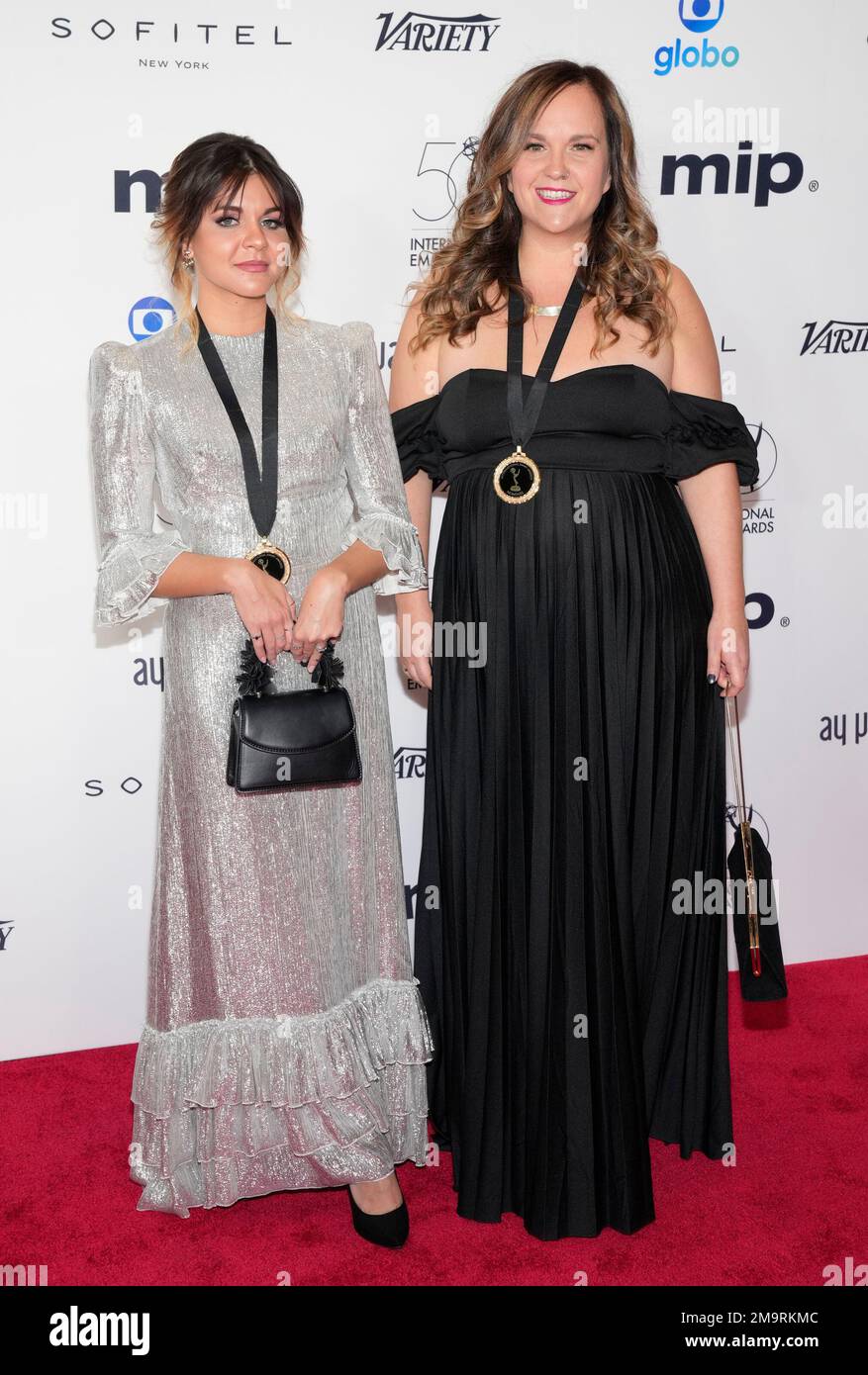 Lauren Layfield, left, and Mel Taylor from the crew of "Newsround ...