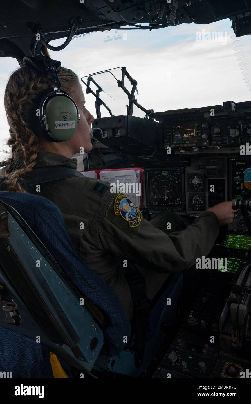 U.S. Air Force Capt. Meghan Griffin, a pilot assigned to the 317th ...