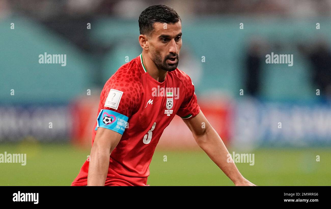 Iran's Ehsan Hajsafi in action during the World Cup group B soccer match between England and ...