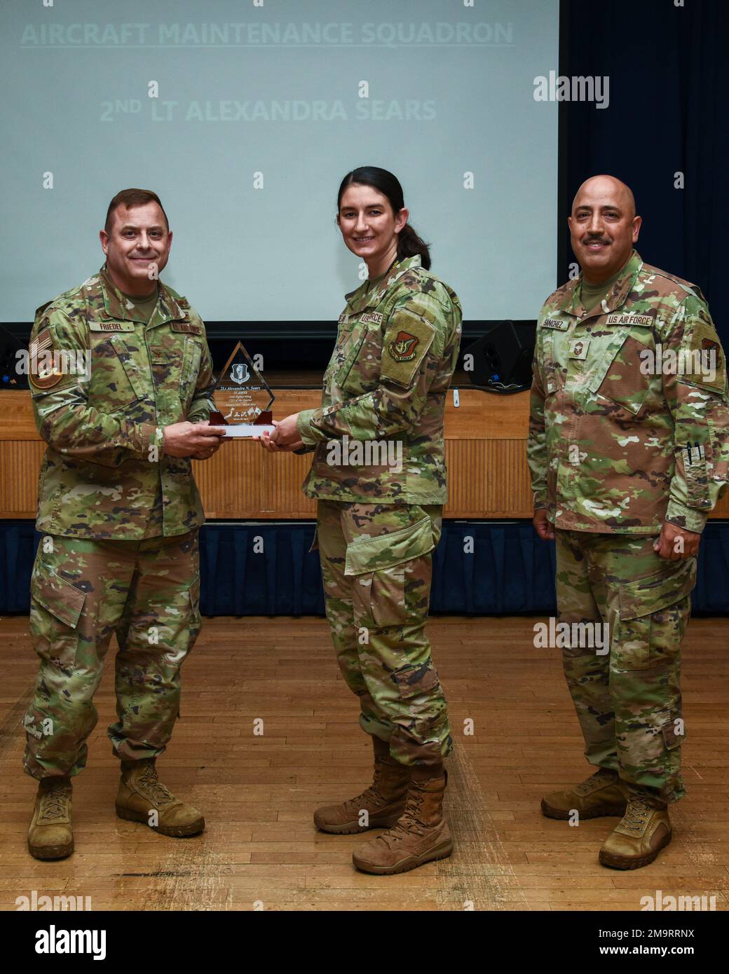 U.S. Air Force 2nd Lt. Alexandra Sears, 35th Aircraft Maintenance ...