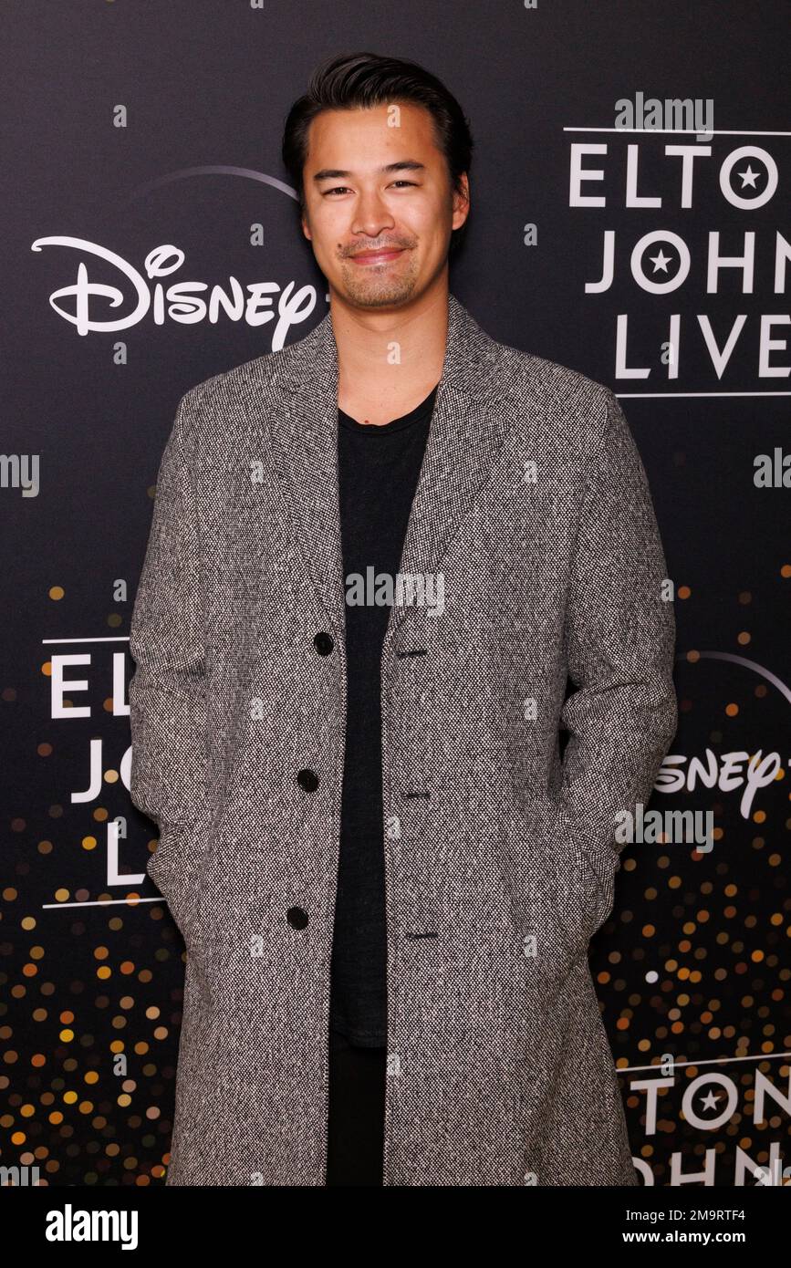 Jordan Rodrigues arrives at the Elton John's final North American show ...