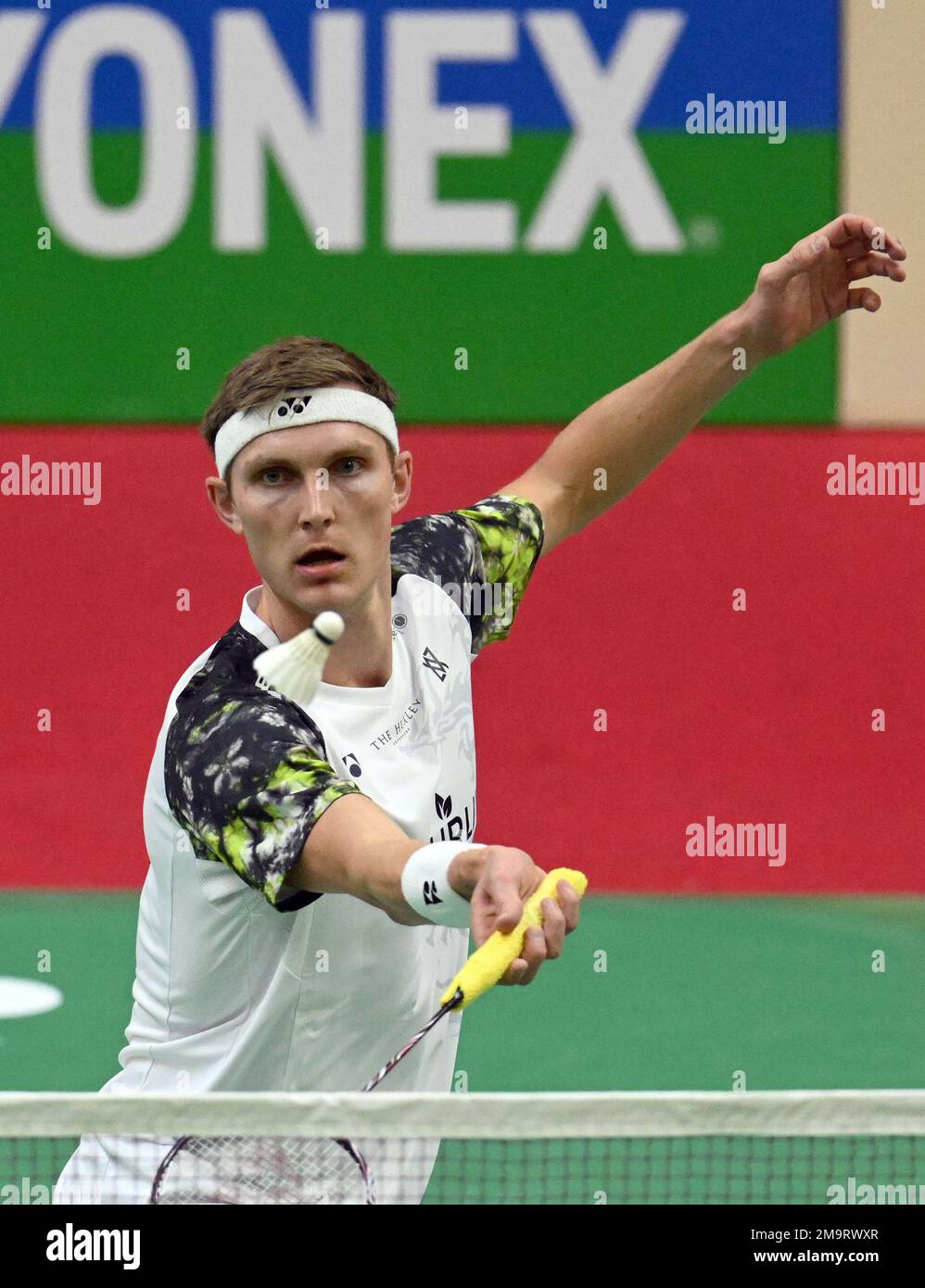 NEW DELHI, INDIA - JANUARY 18: Danish World No.1 Badminton player ...