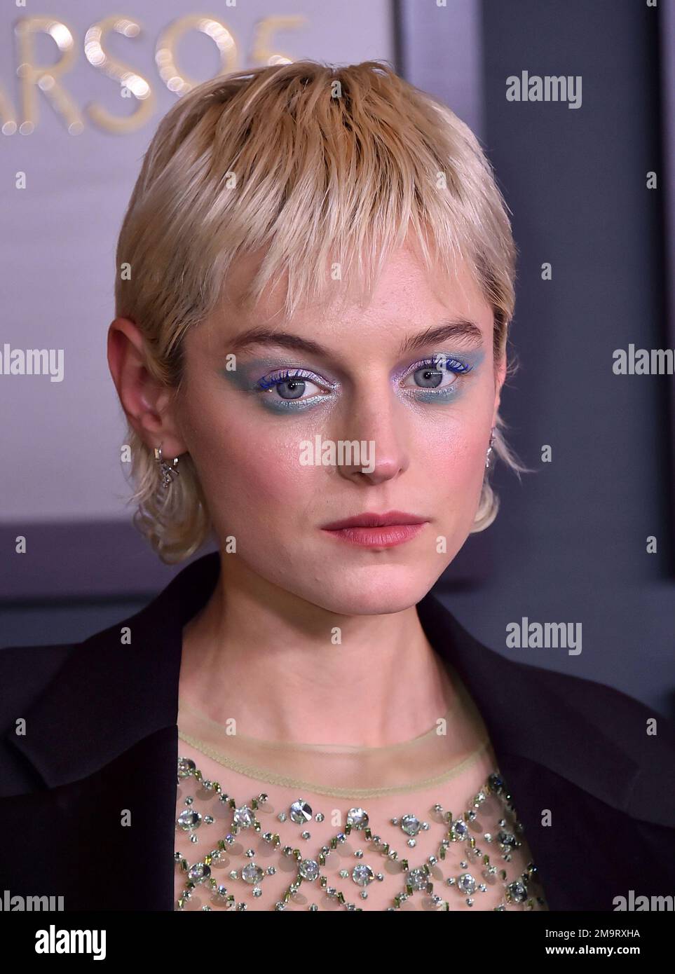 Emma Corrin arrives at the Governors Awards on Saturday, Nov. 19, 2022 ...