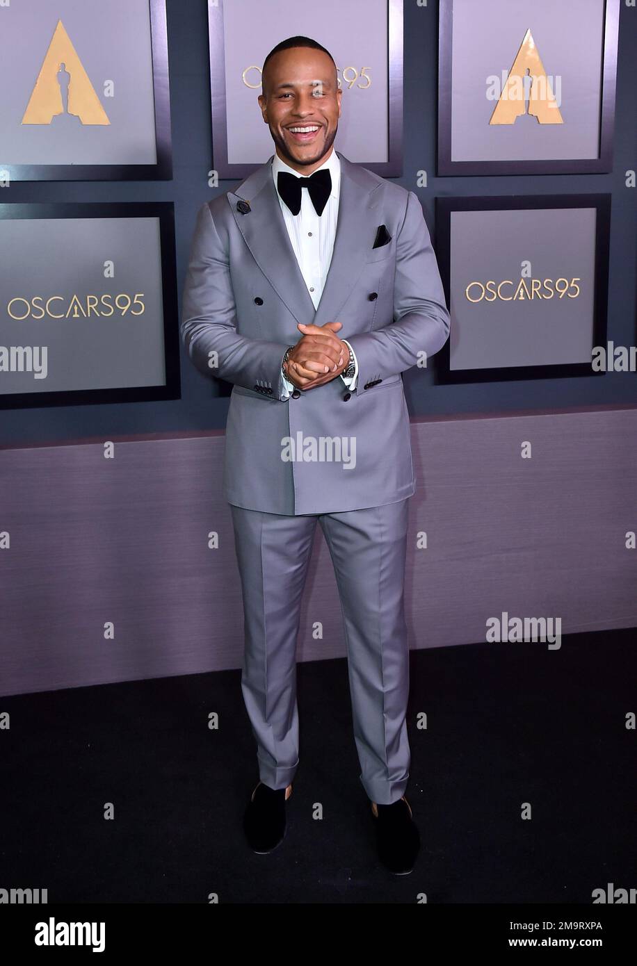 DeVon Franklin arrives at the Governors Awards on Saturday, Nov. 19 ...