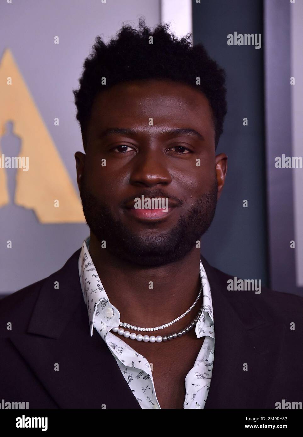 Sinqua Walls arrives at the Governors Awards on Saturday, Nov. 19, 2022 ...
