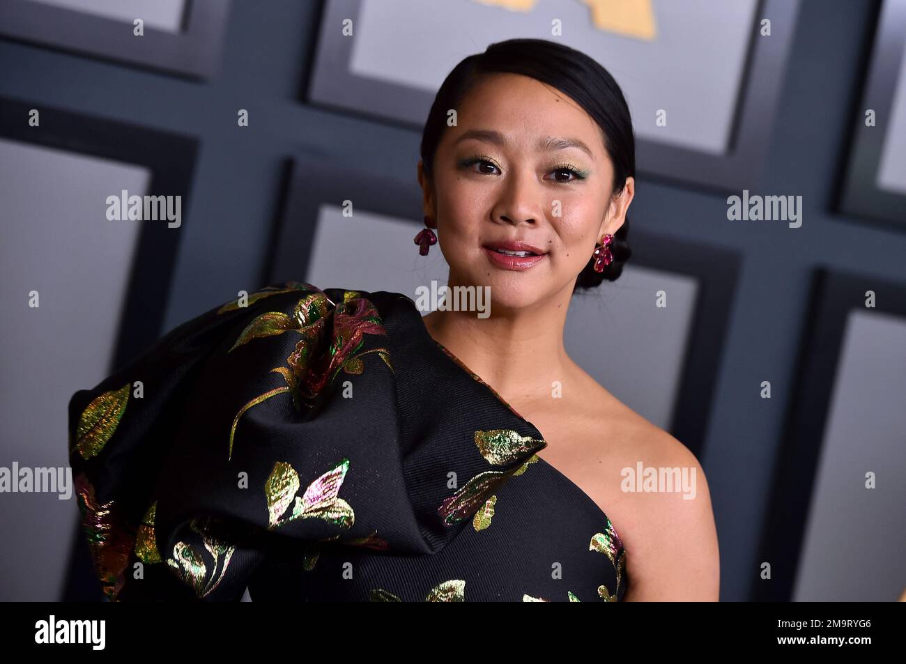 Stephanie Hsu arrives at the Governors Awards on Saturday, Nov. 19 ...