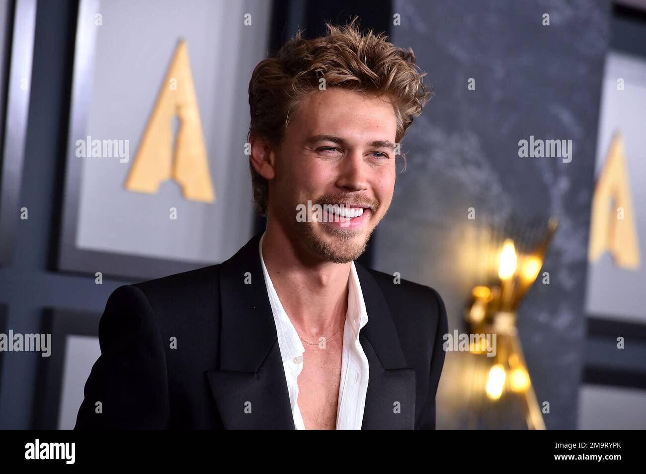 Austin Butler arrives at the Governors Awards on Saturday, Nov. 19 ...