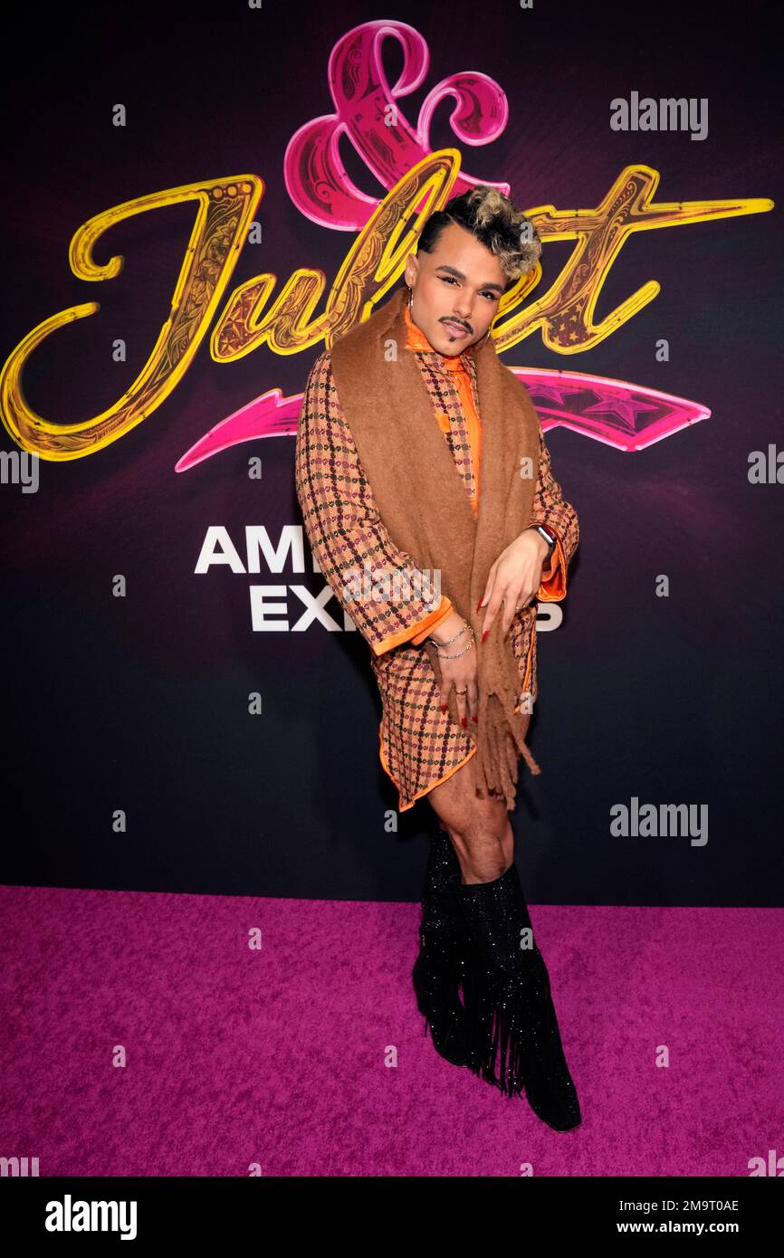 Tomas Matos attends the "& Juliet" Broadway opening night at the ...