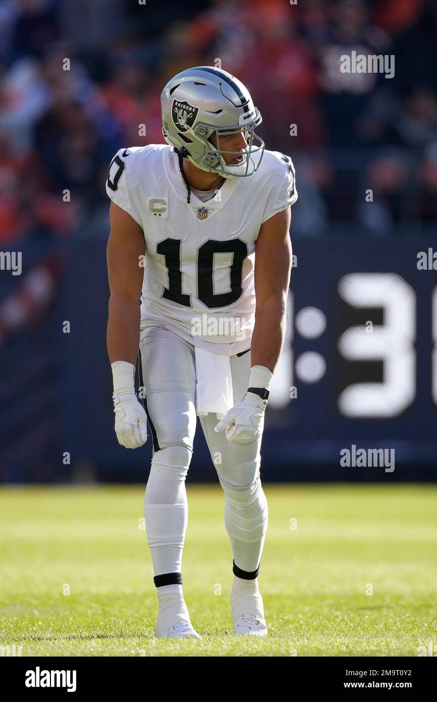 Las Vegas Raiders wide receiver Mack Hollins (10) during an NFL ...