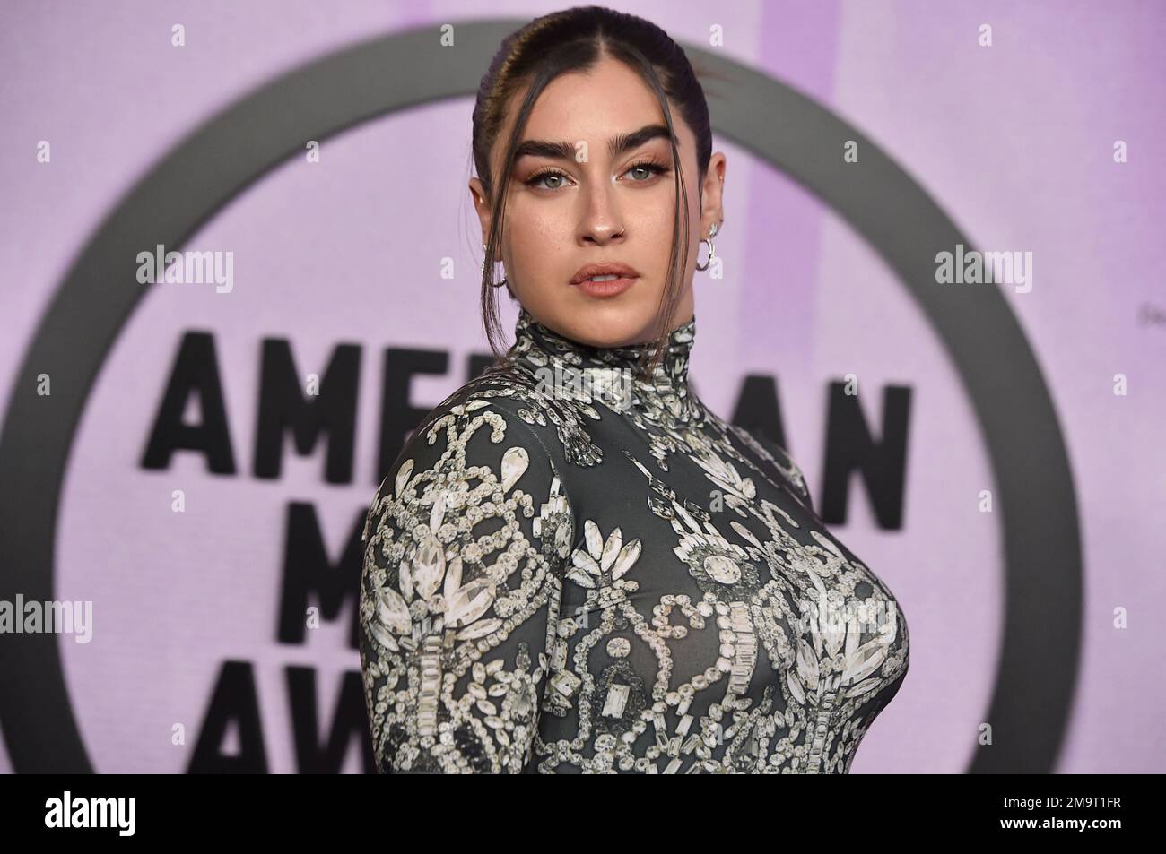 Lauren Jauregui arrives at the American Music Awards on Sunday, Nov. 20 ...