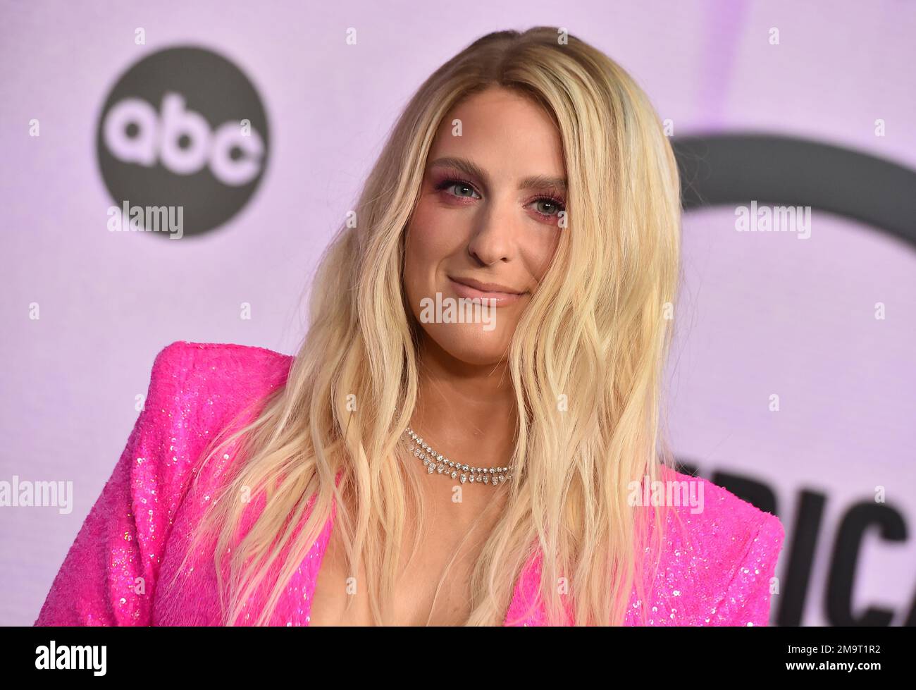 Meghan Trainor arrives at the American Music Awards on Sunday, Nov. 20 ...