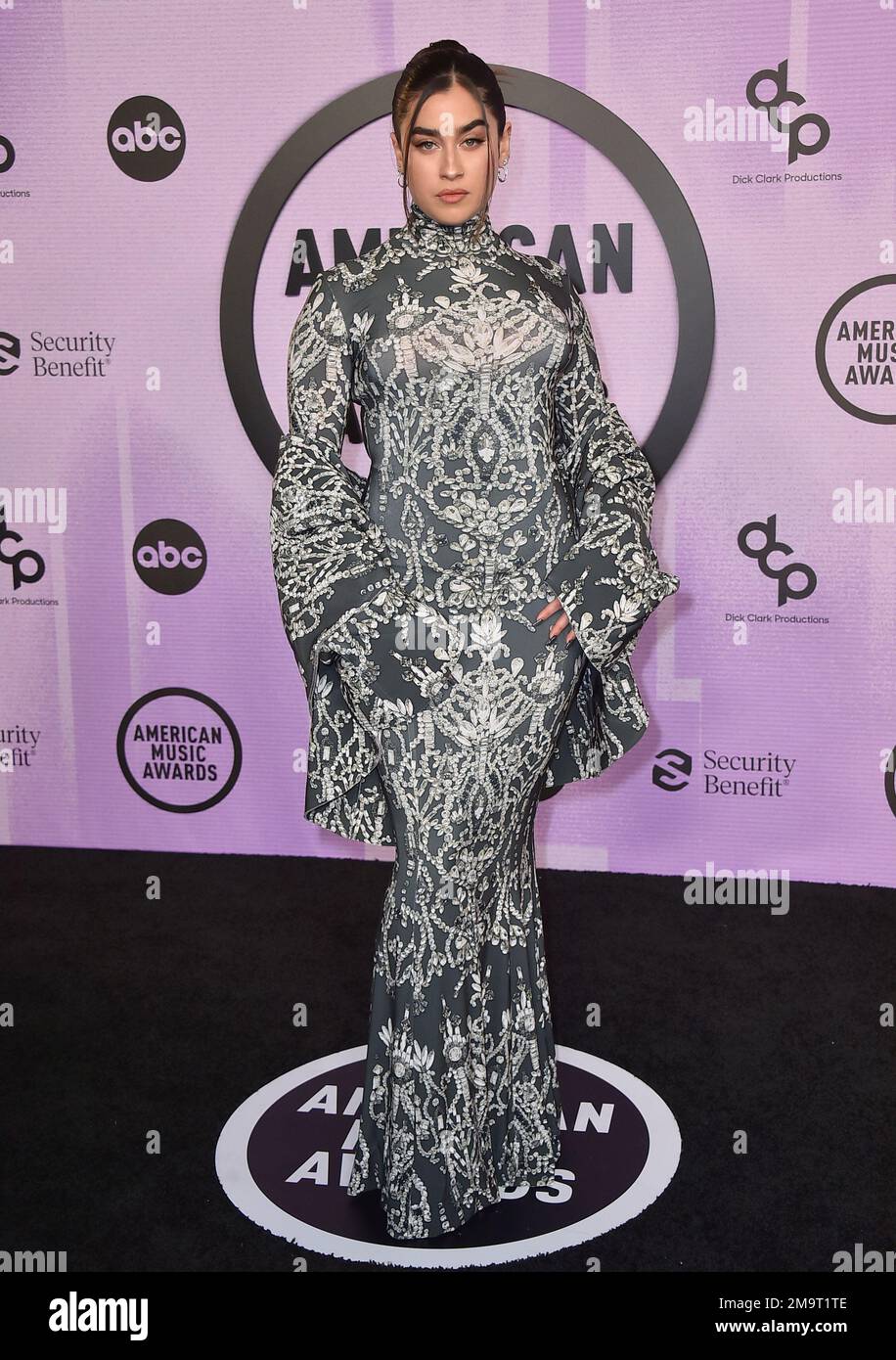 Lauren Jauregui arrives at the American Music Awards on Sunday, Nov. 20 ...