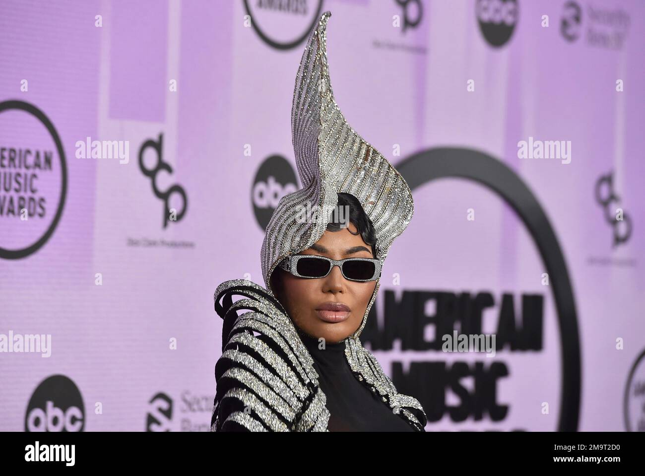 Dencia arrives at the American Music Awards on Sunday, Nov. 20, 2022 ...