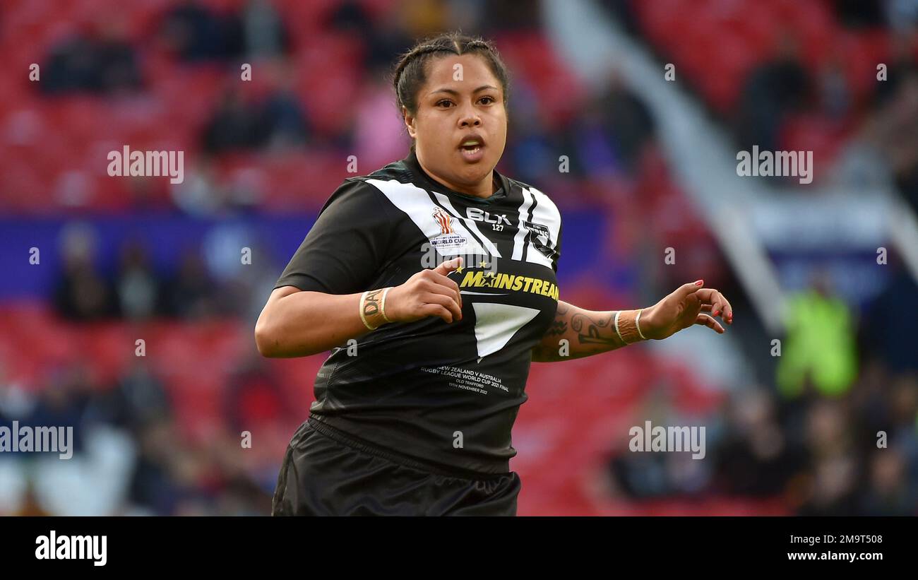 New Zealand's Annetta-Claudia Nu'uausala during the Women's Rugby ...