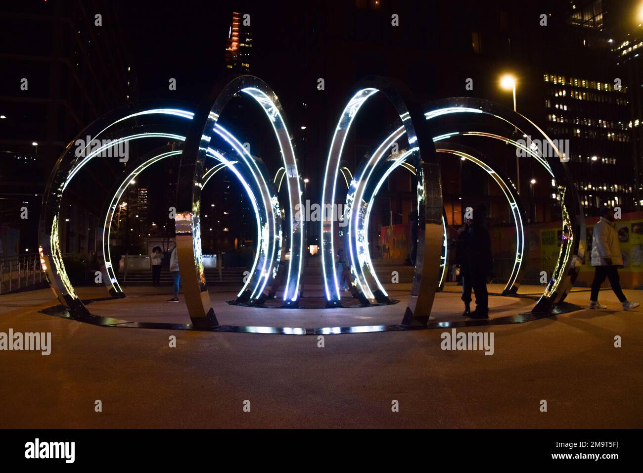 London, UK. 18th January 2023. 'Toroid' by This Is Loop at this year's ...